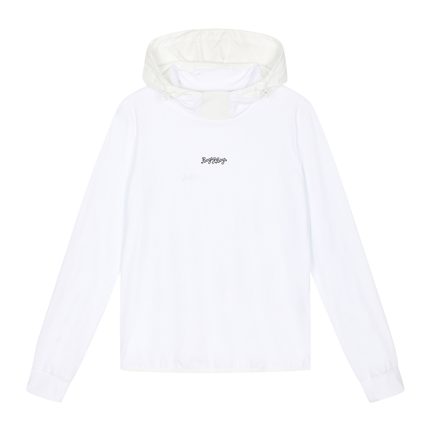BB ACTIVE WOMEN HOODIE T-SHIRT_WHITE - 버킷스토어
